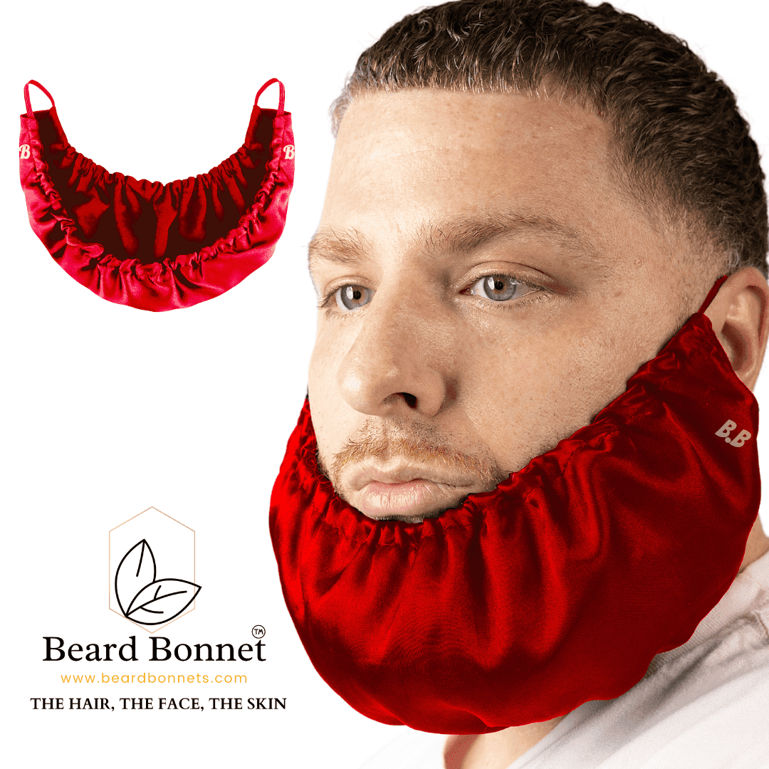 Beard Bonnet Silky Satin Conditioning Beard Oils, Unscented, Fits ...