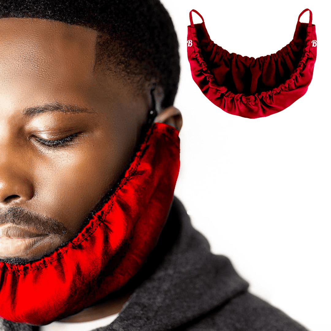 Beard Bonnet for Men Silky Satin Mens Beard Cap for Essential Oil ...