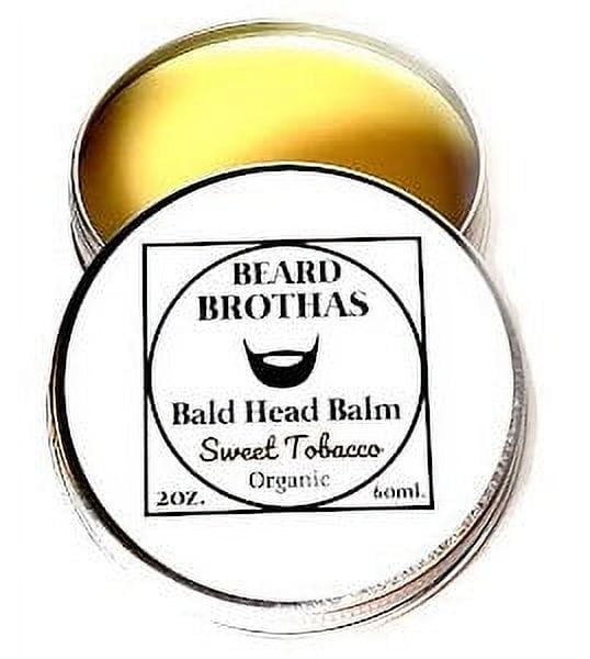 Beard Brothas Bald Head Balm Moisturizer Sweet Tobacco Scent 2 oz ...