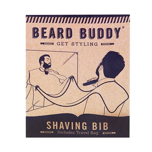Beard Buddy Shaving Bib Set. Includes White Sucker with Locking Hook ...