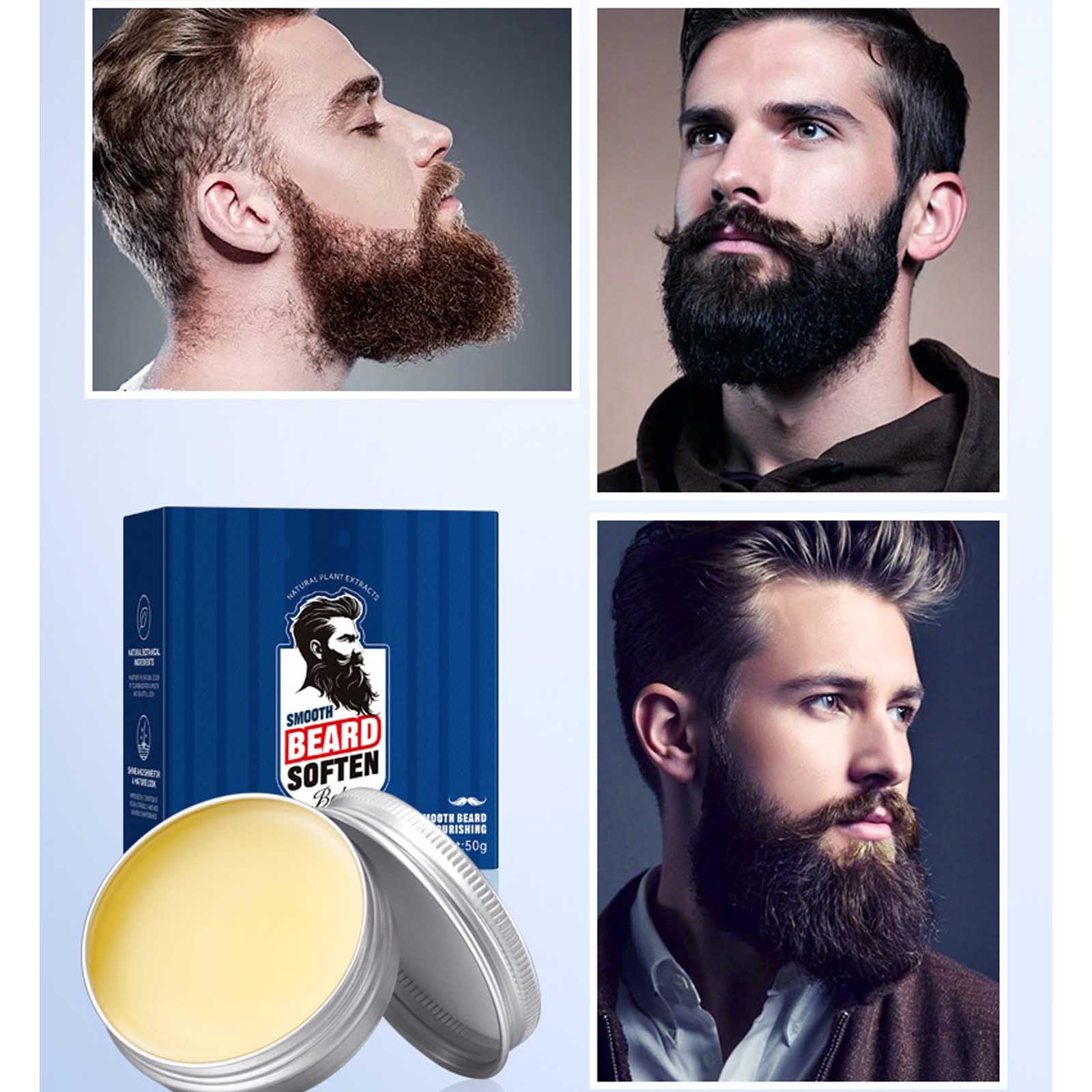 Beard Care Balm Moisturizing Nourishing Smoothing Cleaning Beard Gloss ...