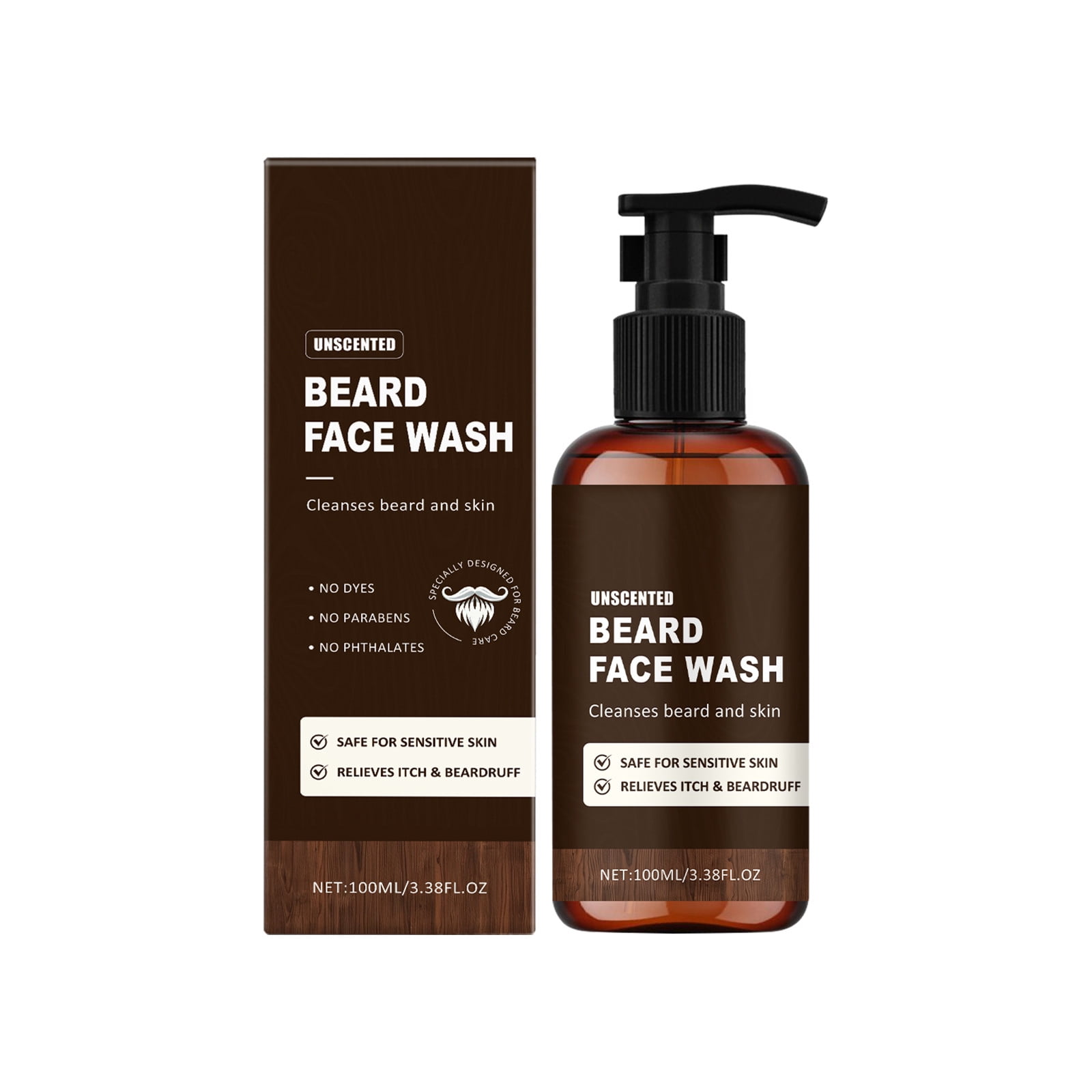 Beard Cleansing Cream Foam Cleanser Oil Control Moisturizing Men's ...