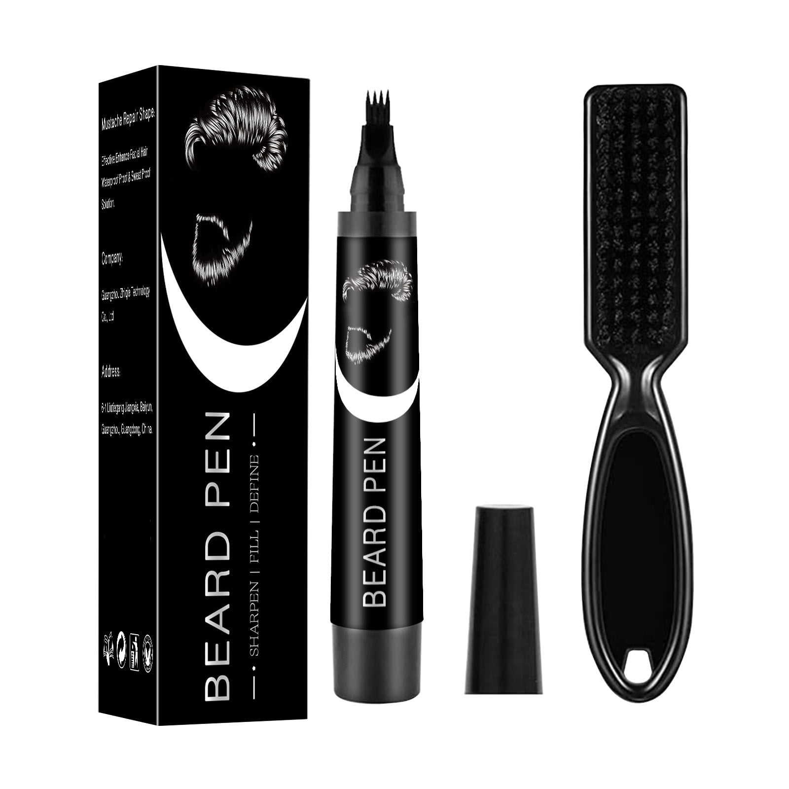Beard Filler Pencil for Men Waterproof Sweat Proof Natural Looking ...