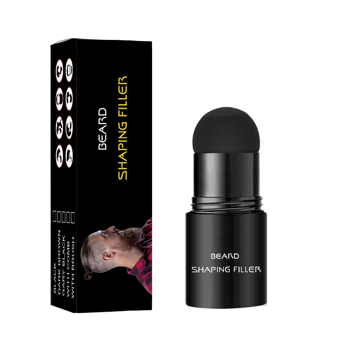 Beard Filling Shape Concealer, Thick Powder Texture, Long-Lasting Hold ...