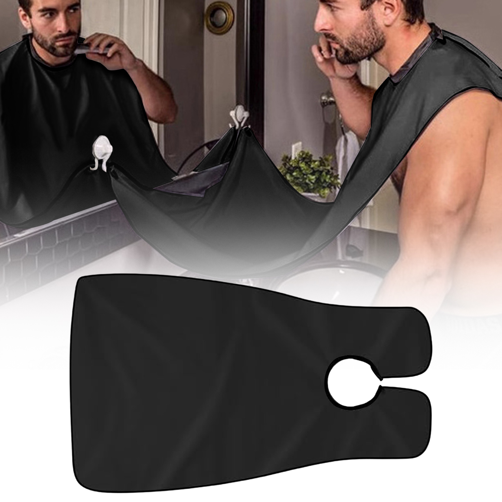 Beard Hair Catcher,Beard Catcher Bib Apron Beard Cape For Shaving,Beard ...