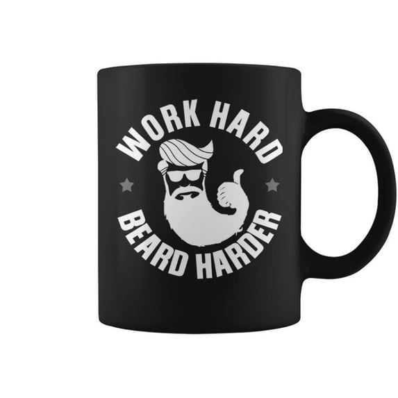 Beard Harder Coffee Mugs - Walmart.com