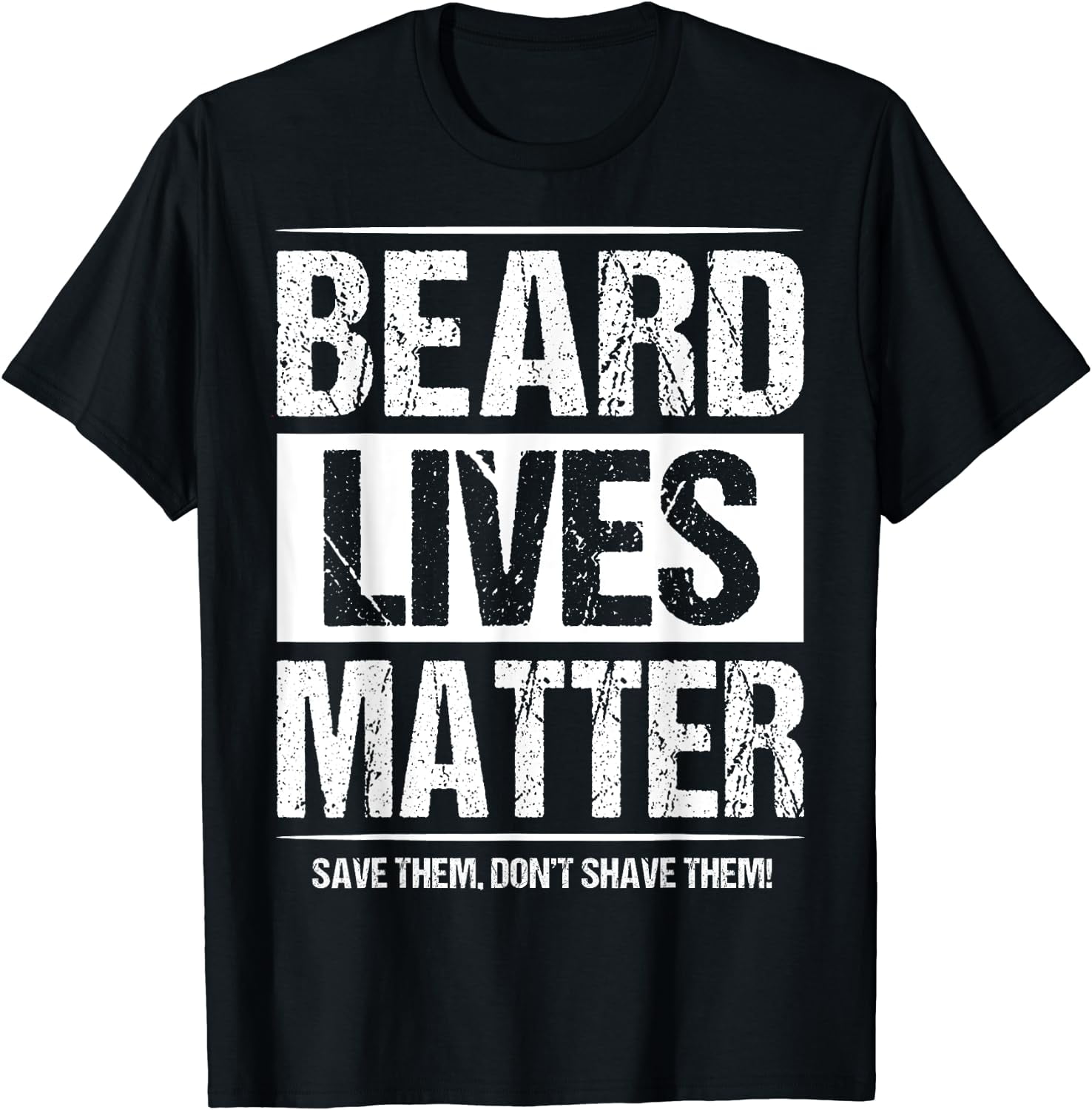 Beard Lives Matter Shirt Bearded Husband Fathers Day Gift T-Shirt ...
