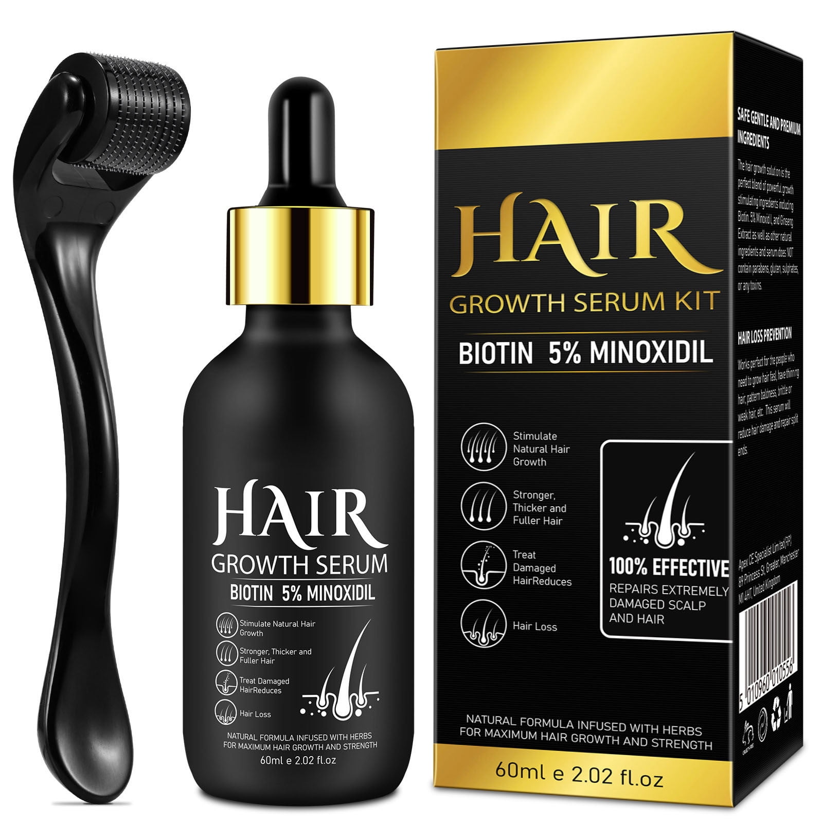 Beard Microneedle Kit Beard Care Oil Nourishing Beard Growth Liquid ...