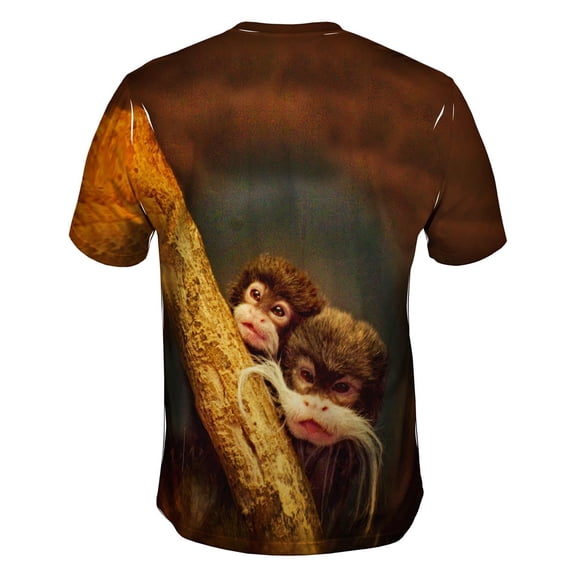 Beard Monkey Mens T-Shirt All Over Print - Walmart.com