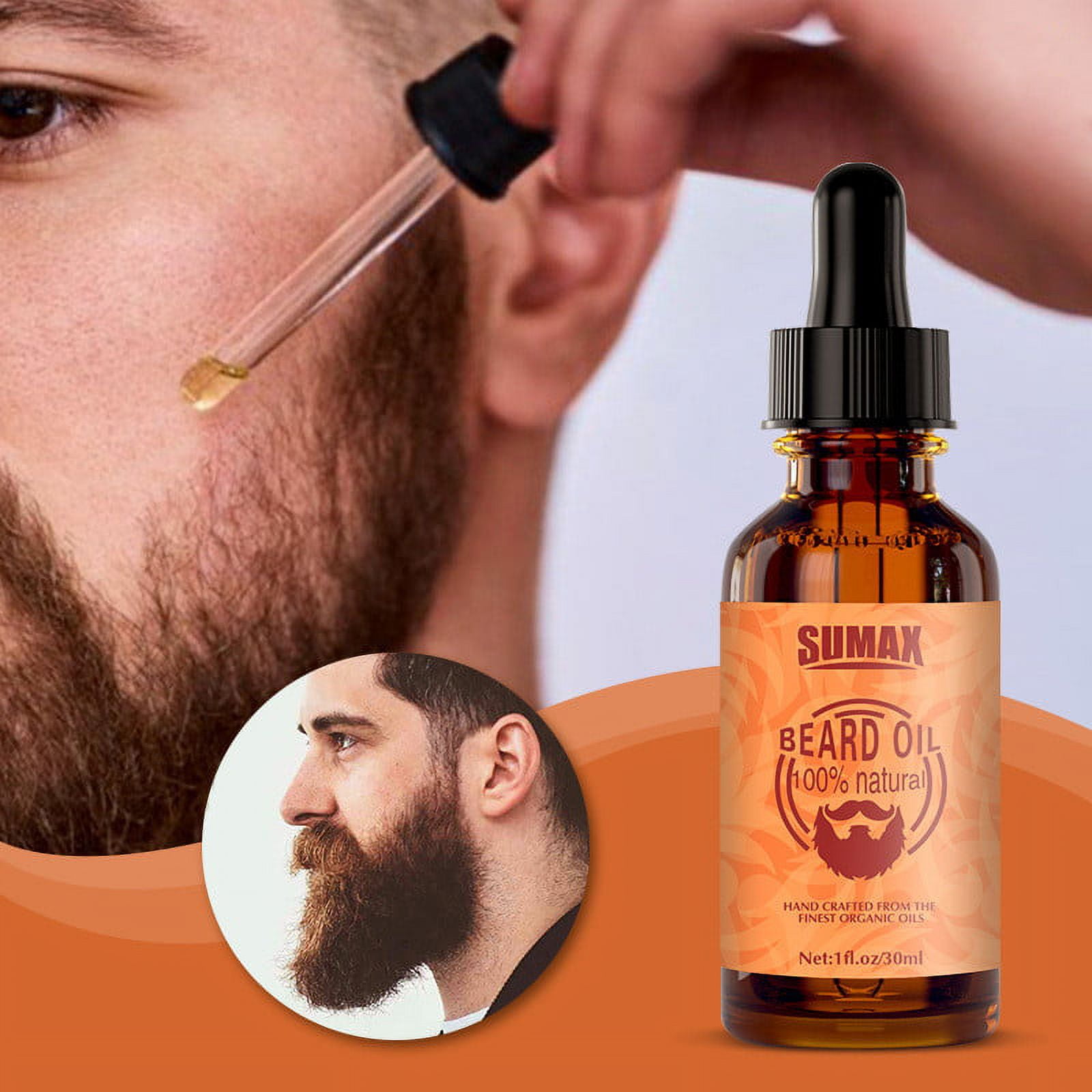 Beard Oil, 30ml Softening & Smoothing, Deep Nourishing, Non-Greasy ...
