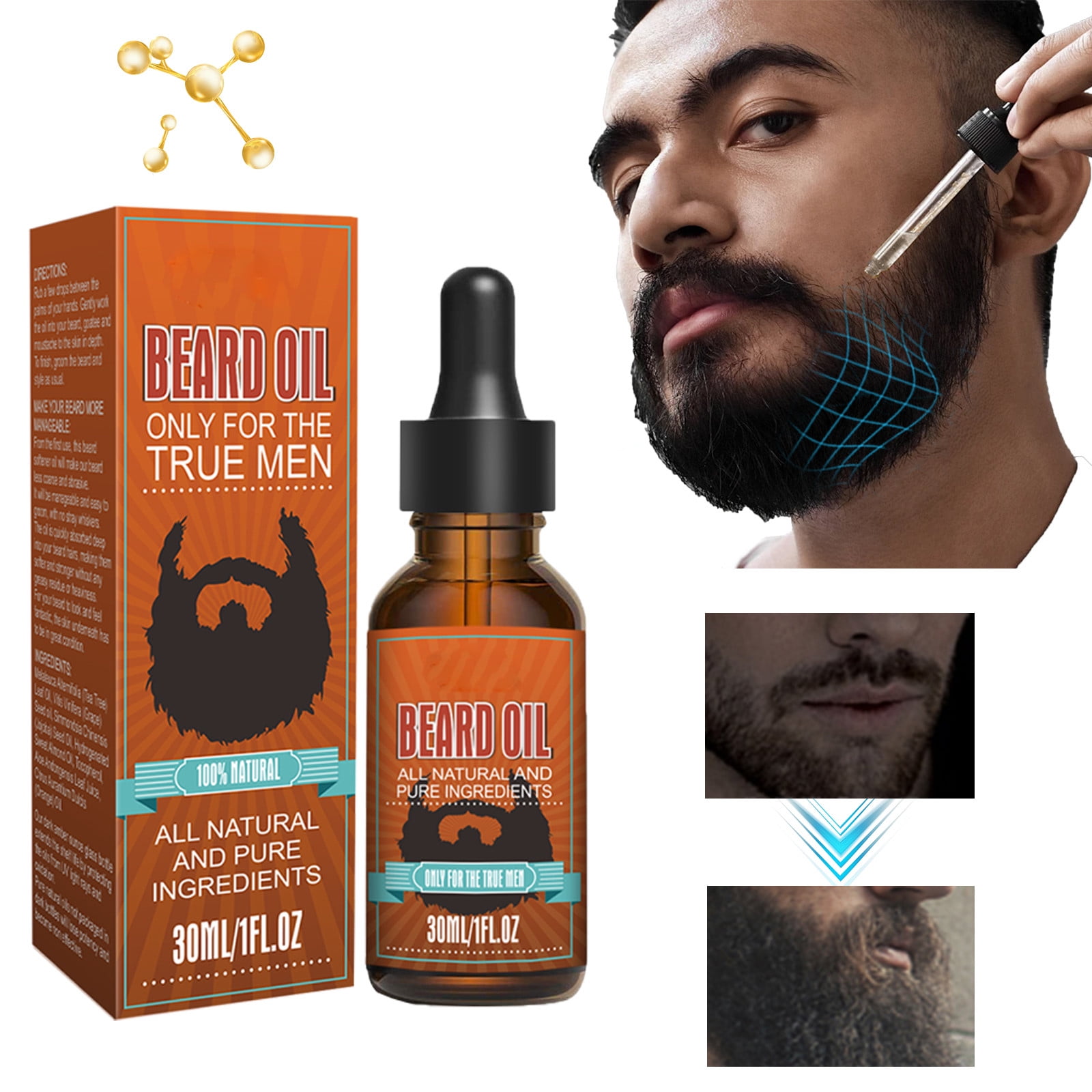 Beard Oil for Men | Natural Beard Conditioner Oil | Softening ...