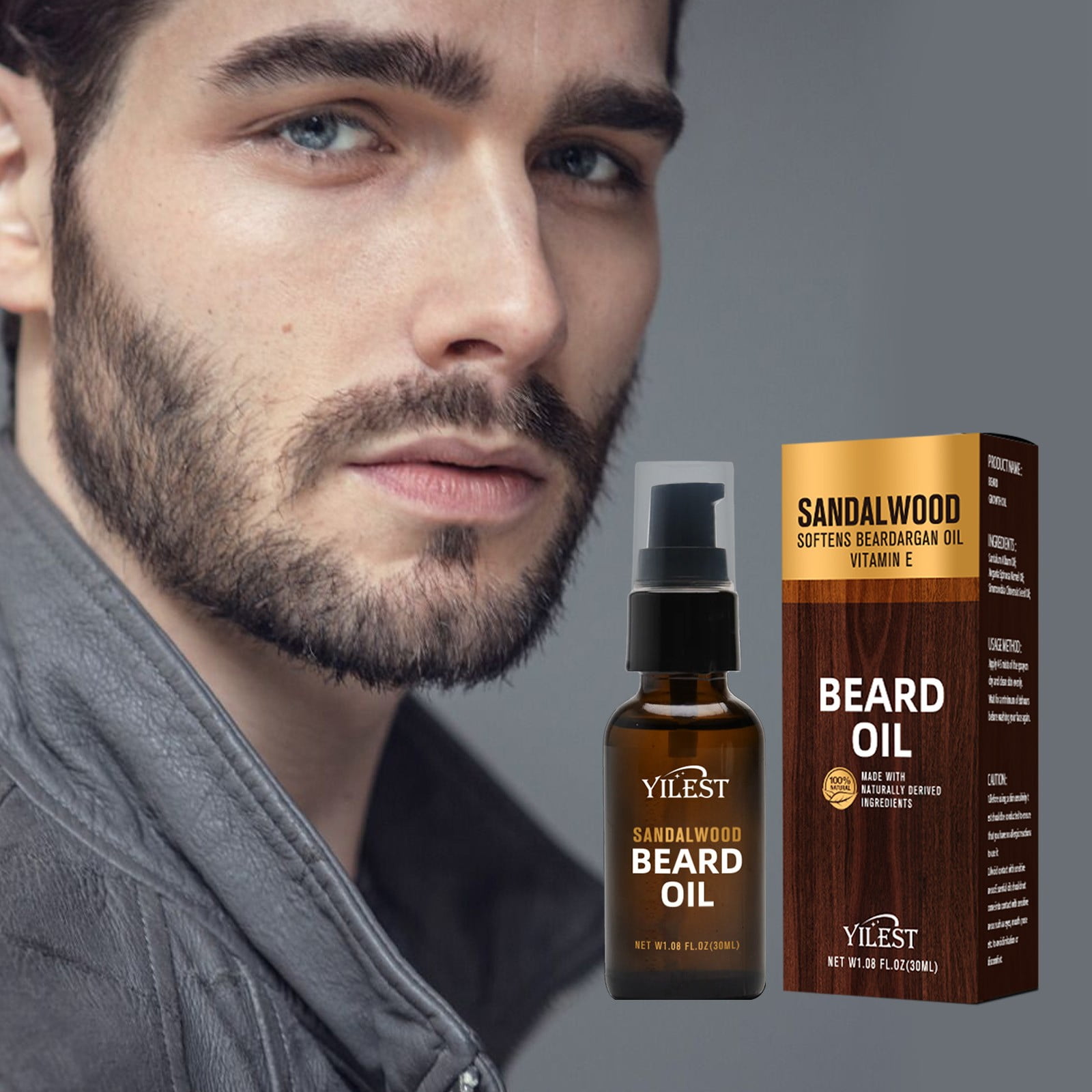 Beard Oil Moisturizing Nourishing Soothing Lightweight Serum For Dry And Rough Beard Care ...