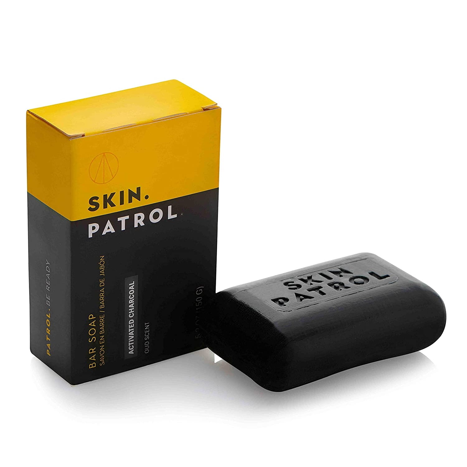 Beard Patrol Skin Bar Soap Activated Charcoal 5.2 oz,Pack of 3 ...