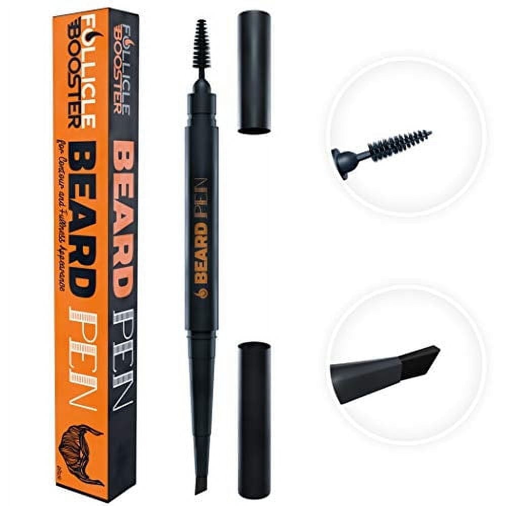 FollicleBooster Beard Pen Filler, Waterproof, Sweatproof, Long Lasting ...