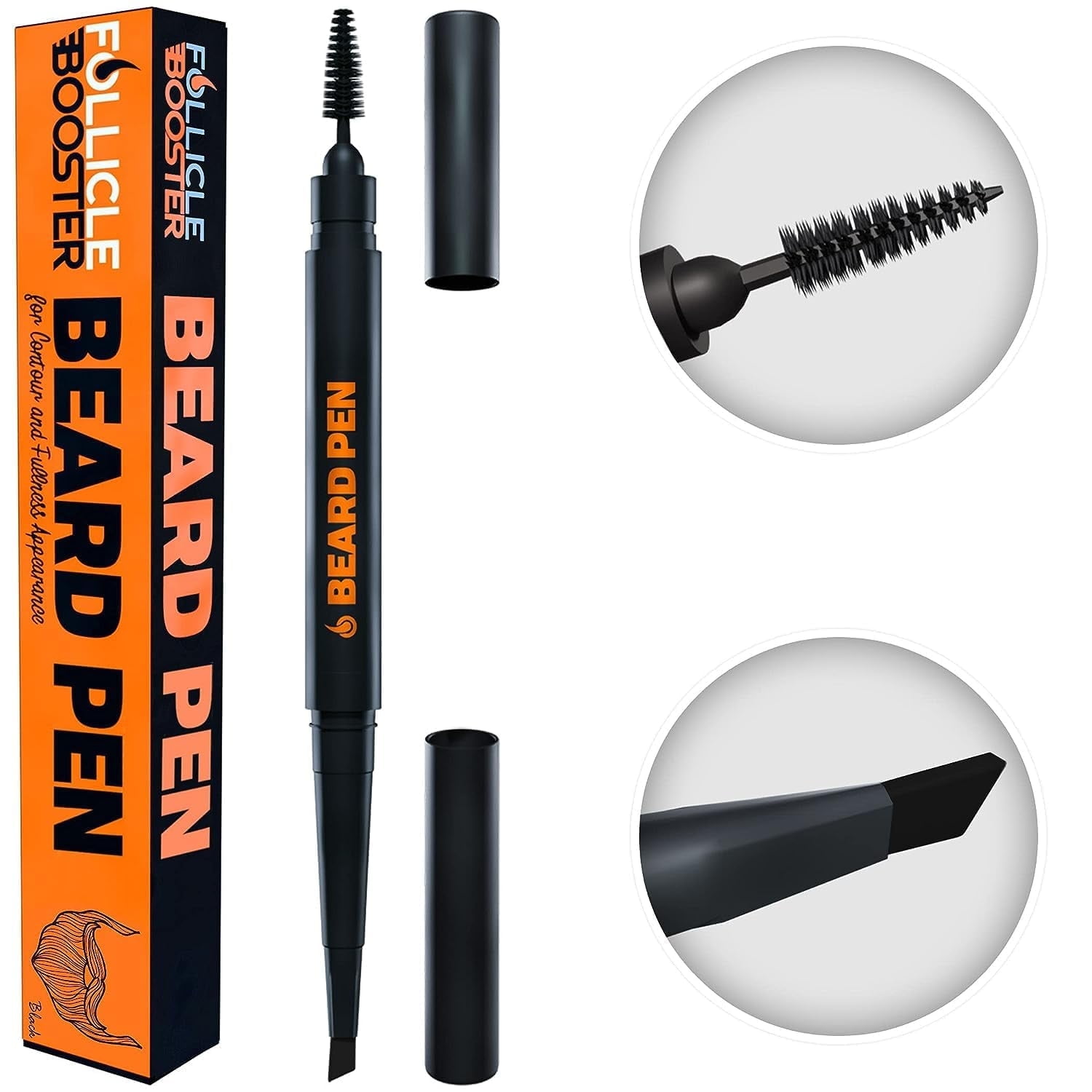Beard Pen Filler for Men - Barber Styling Grooming Pencil with Brush ...