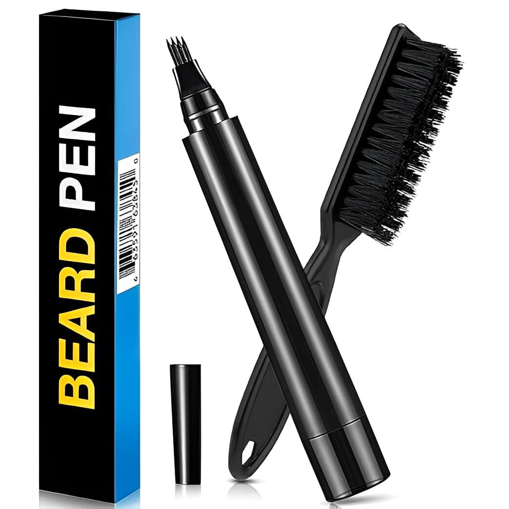 Beard Pencil Filler for Men Mustache Beard Eyebrow Enhancer with ...