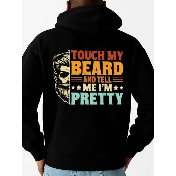 Beard Pride hoodies funny humor men sweater hoodie black New Spring and ...