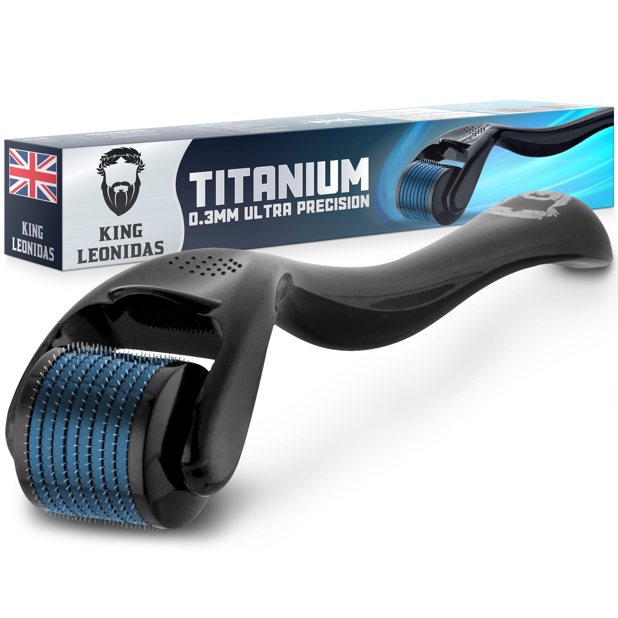 Beard Roller for Men 0.30mm, Advanced 540 Micro-Needles Roller for ...