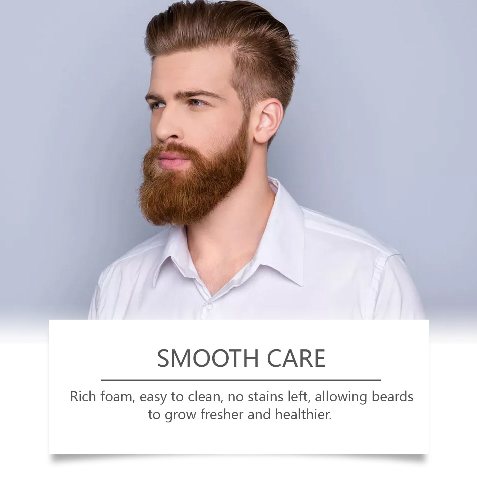 Beard Shampoo for All Beard Types,100ml Mild,Non Irritating Formula ...