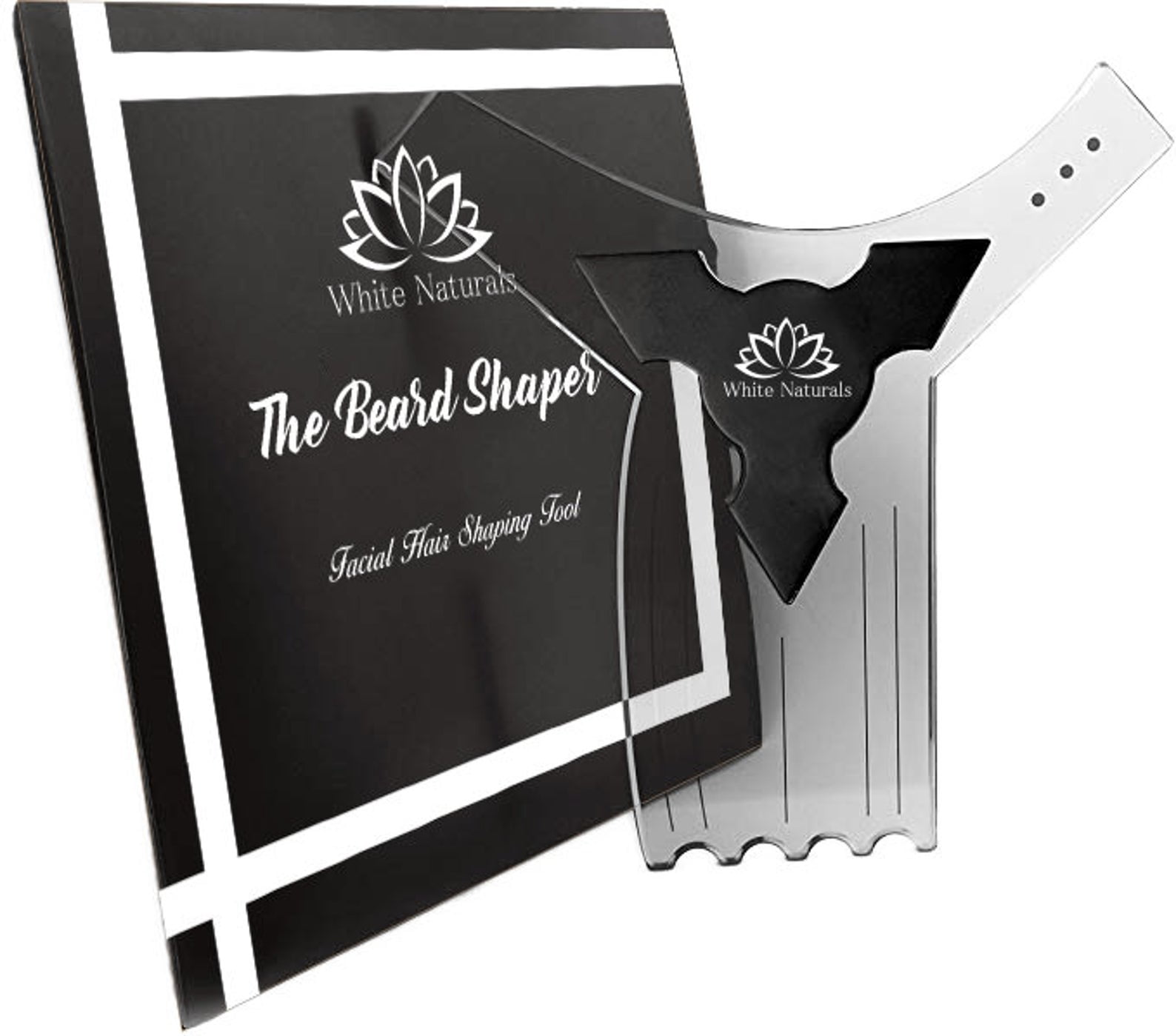 Beard Shaping Tool Guide for The Bearded Man, Best Shaper Styling Template for Perfect Line Up ...