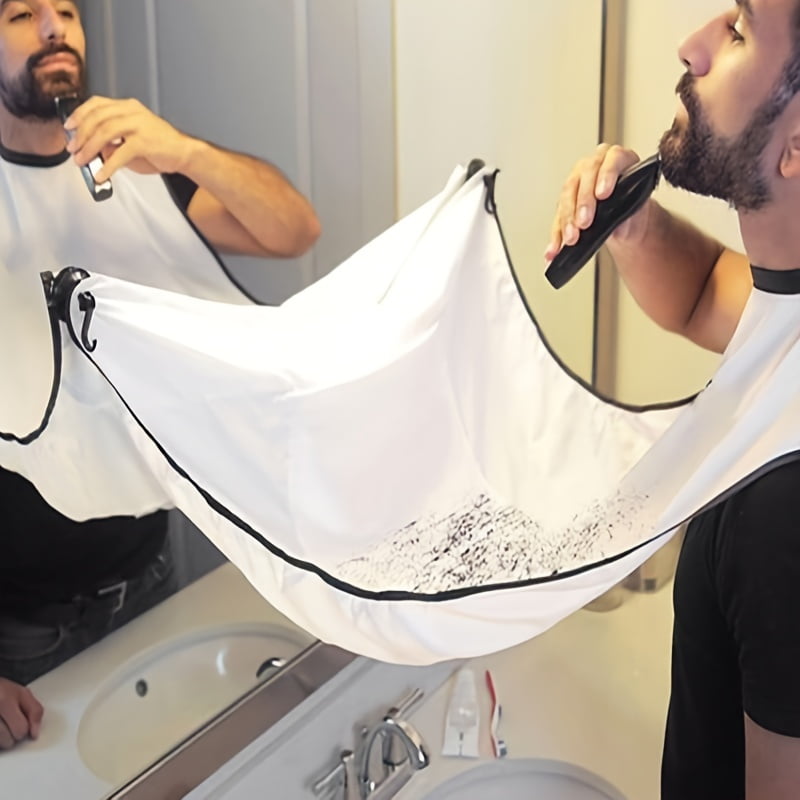Beard Shave Apron Bib Trimmer Holder Rack Hair Shave Apron Shaving ...