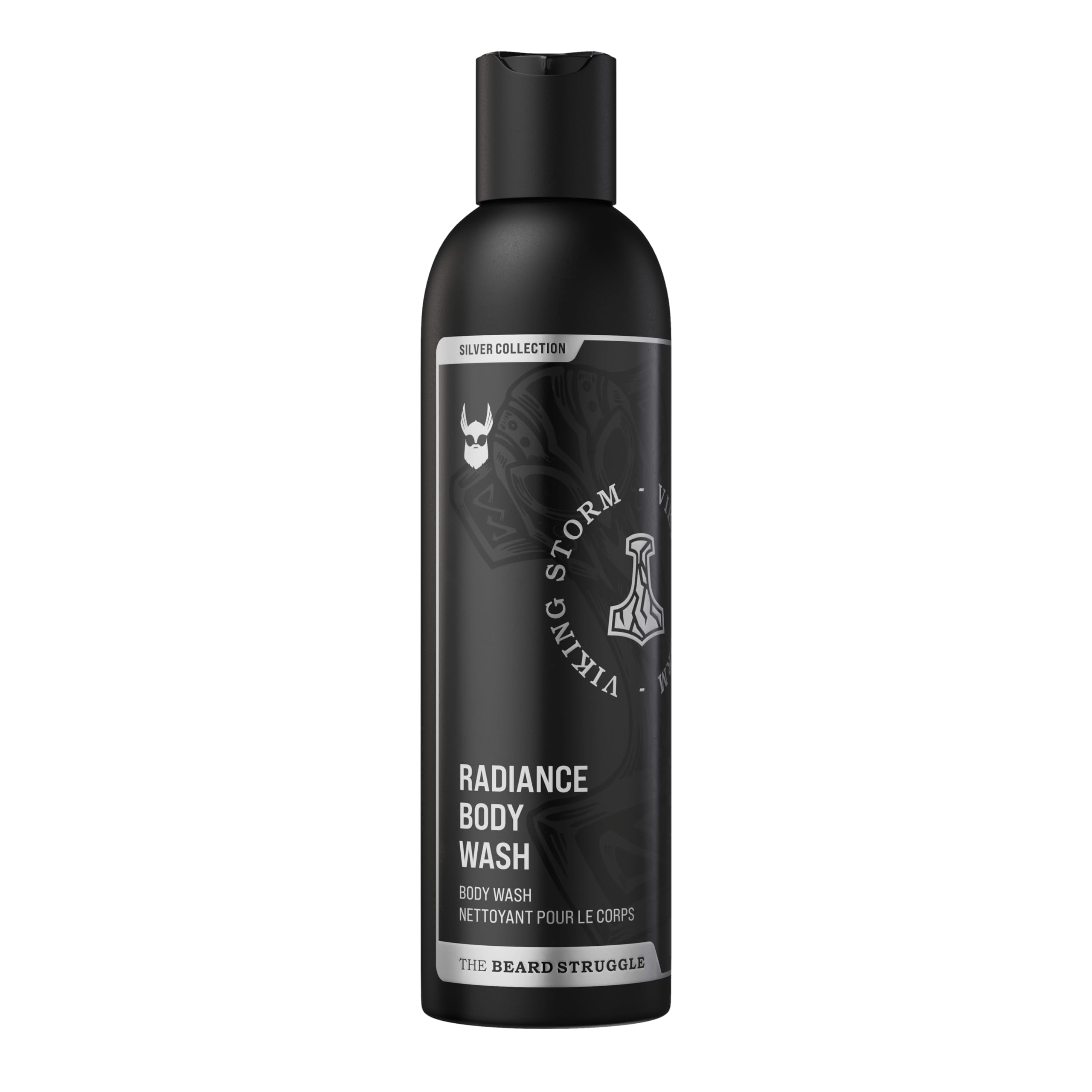 The Beard Struggle Men's DMF15 Body Wash Viking Storm - Silver ...