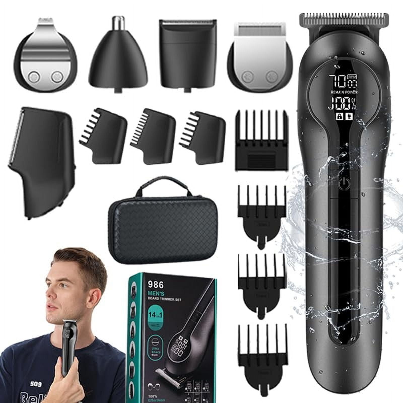 Beard Trimmer for Men - Electric Razor & Shaver, Cordless Hair Clippers ...