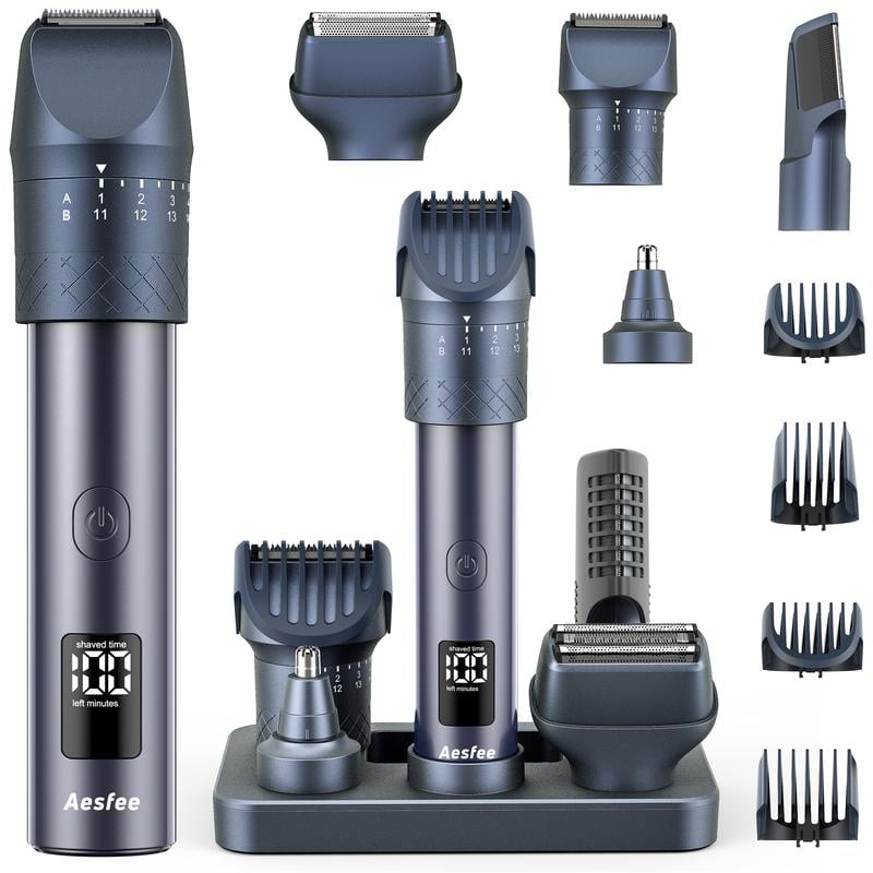 Beard Trimmer for Men Hair Clippers Haircuts Set with Precise Dial ...