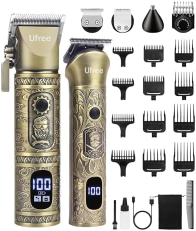 Beard Trimmer for Men Professional with Hair Clippers, Barber Clippers ...