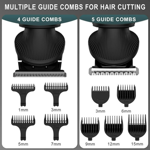 Trimmer Kit Professional Hair Clipper Zero Gapped T-Blade Electric ...