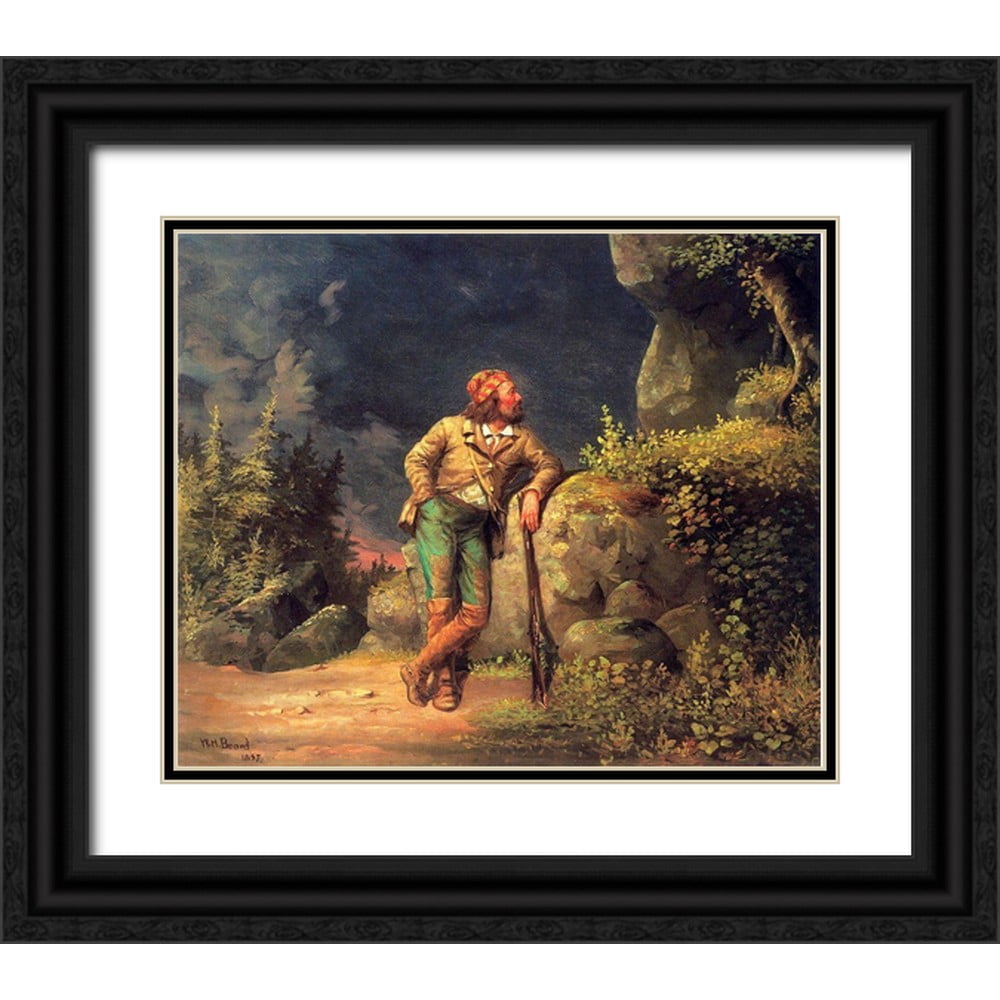 Beard, William Holbrook 17x15 Black Ornate Wood Framed with Double ...