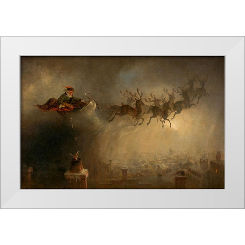 Beard, William Holbrook 18x13 White Modern Wood Framed Museum Art Print ...