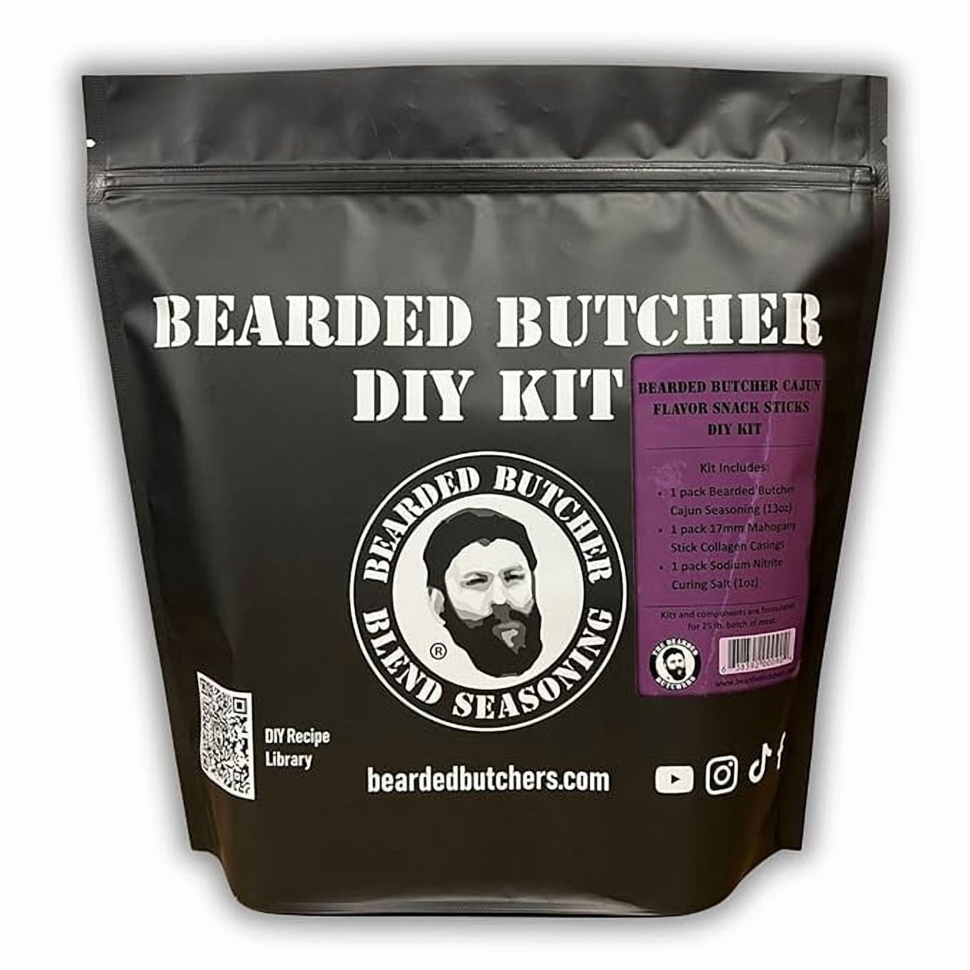 The Bearded Butchers Cajun Snack Stick DIY Kit – Make 25 lbs of Cajun ...