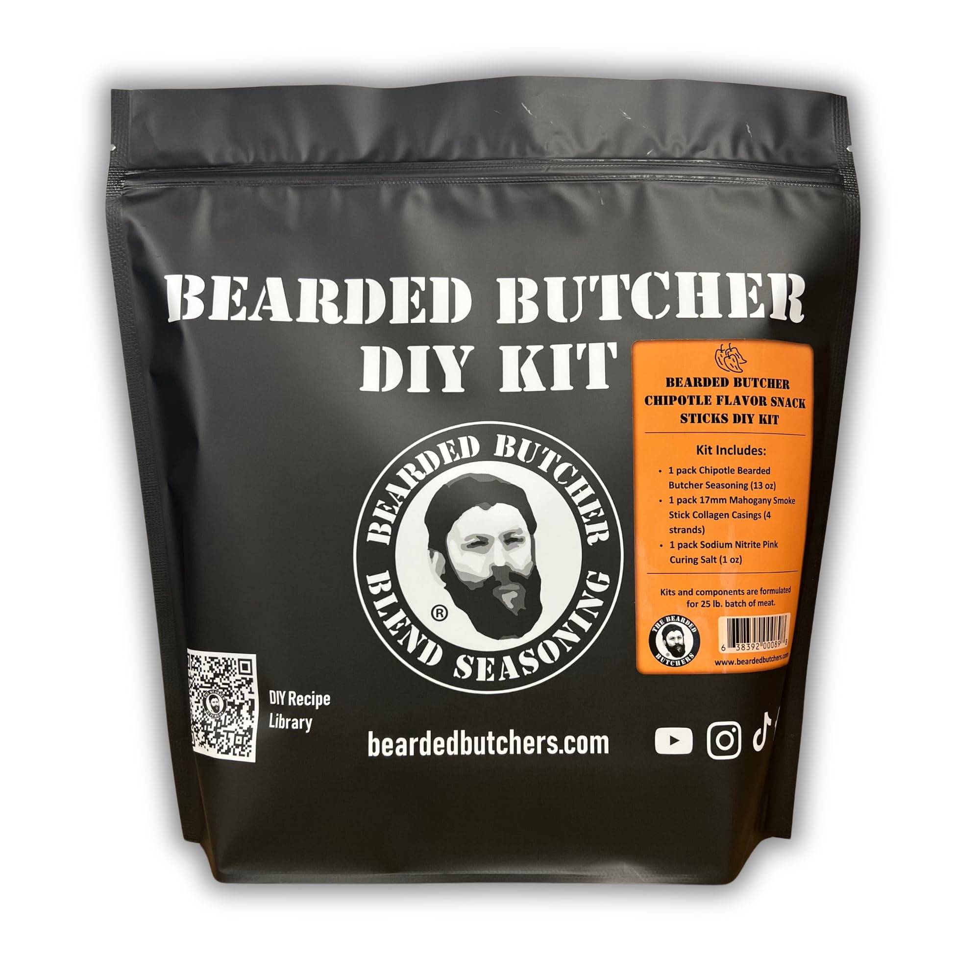 The Bearded Butchers Chipotle Snack Sticks DIY Kit – Make Smoky ...