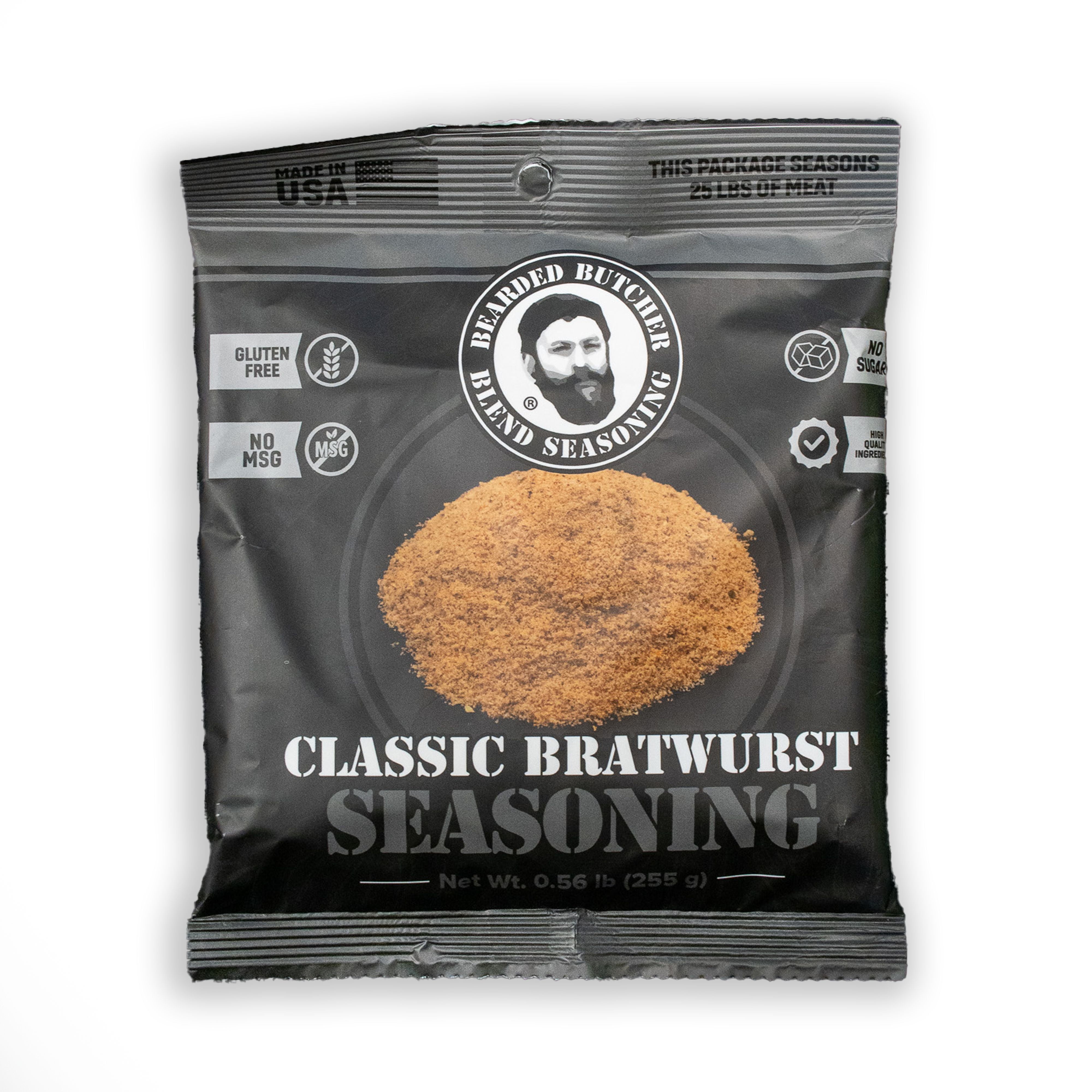 Bearded Butchers Classic Bratwurst Seasoning, 9 oz – DIY Sausage ...