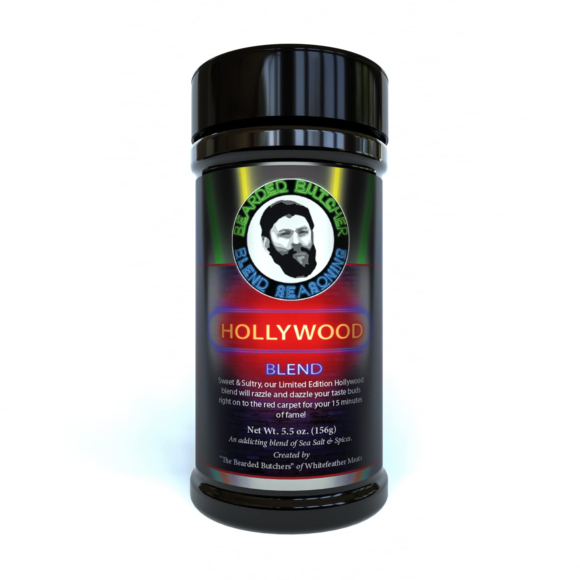 Bearded Butchers Hollywood Blend ESF27 Seasoning, 5.5 oz Shaker - Sweet ...