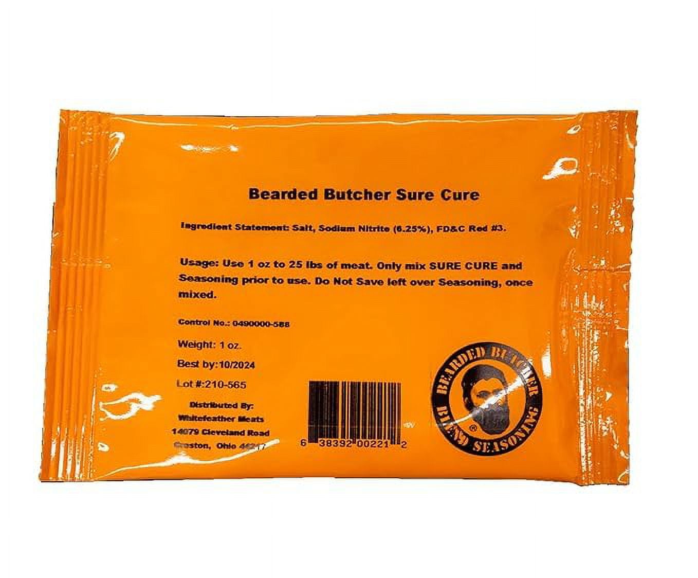 Bearded Butchers Pink Curing DMF15 Salt (Sodium Nitrite) - 1 oz for DIY ...