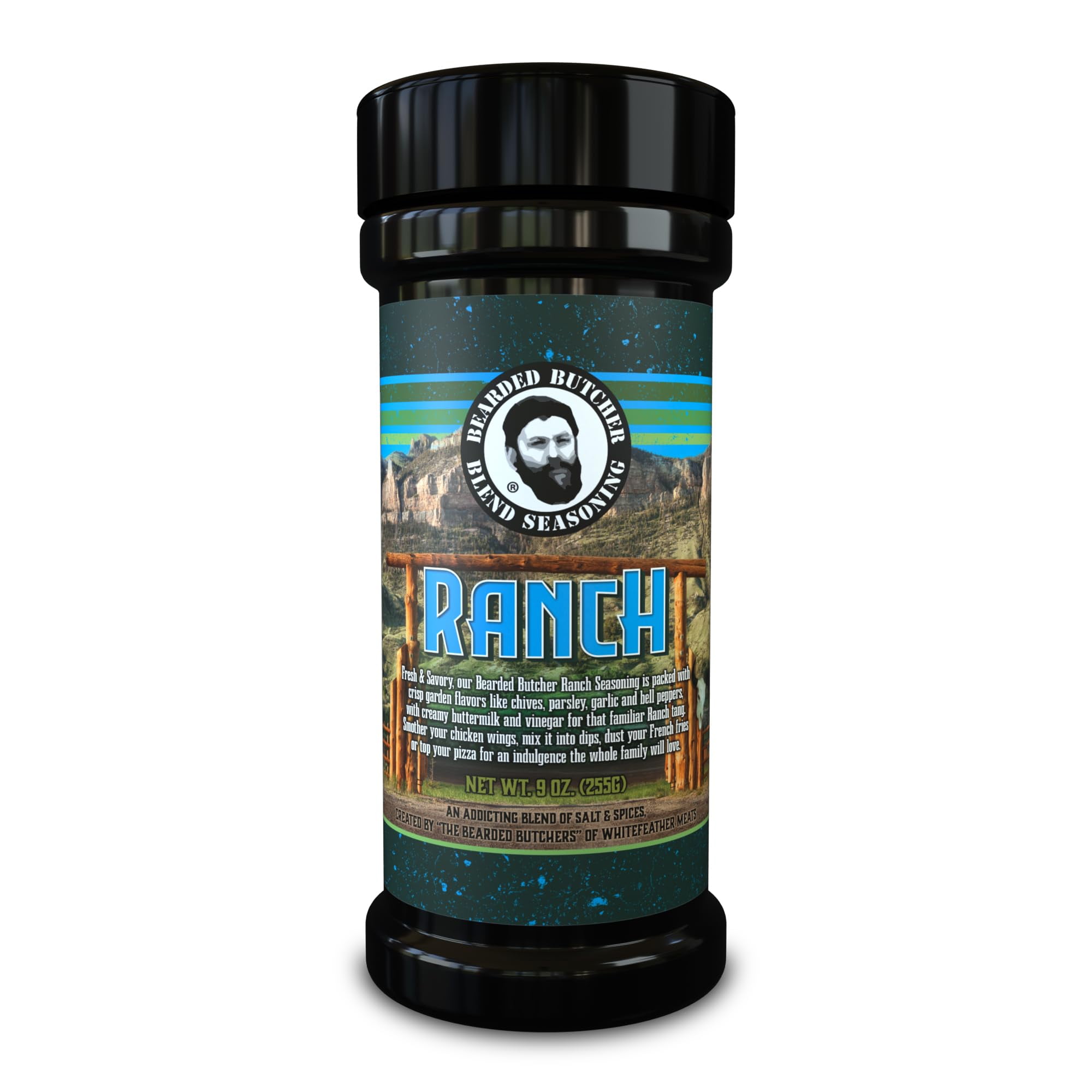 Bearded Butchers Ranch Blend DMF15 Seasoning, 9 oz Shaker - Creamy ...
