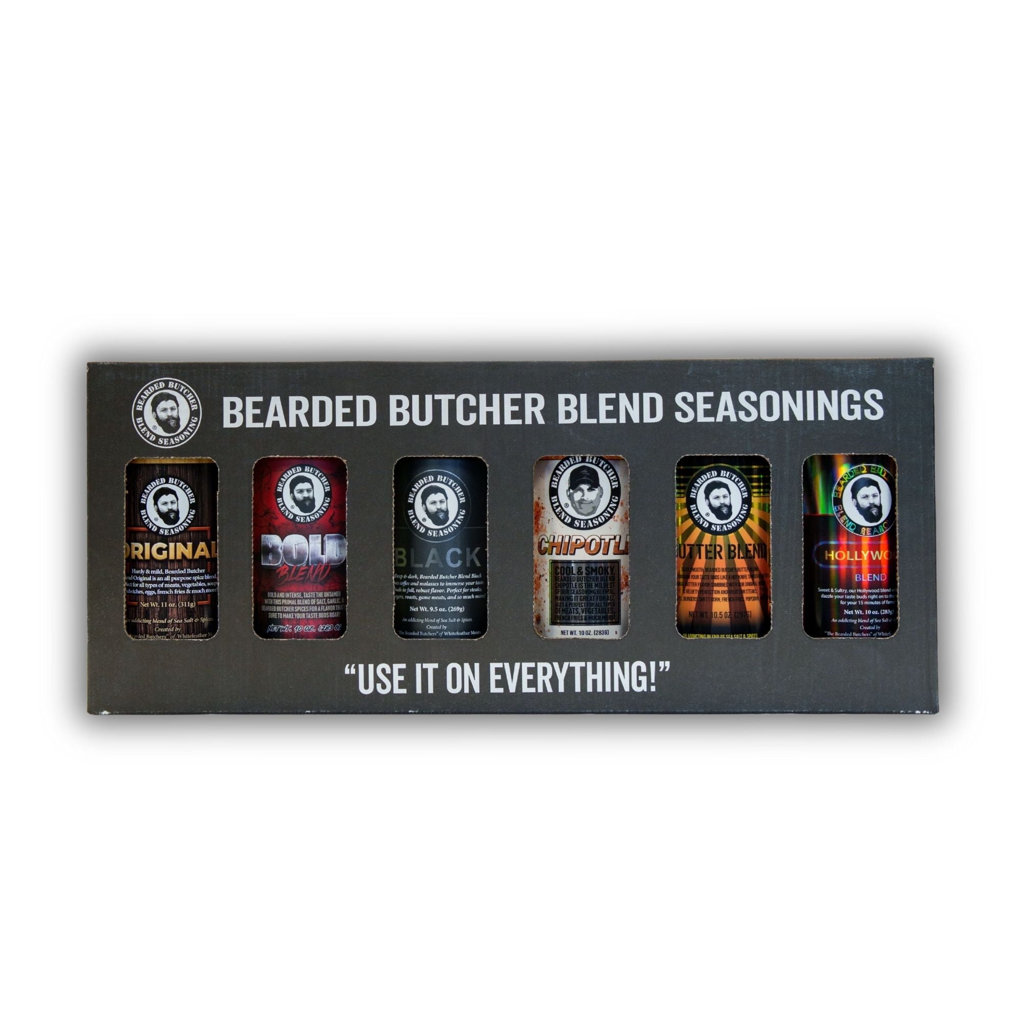 The Bearded Butchers Signature 6-Pack Seasoning Bundle – Original, Bold ...
