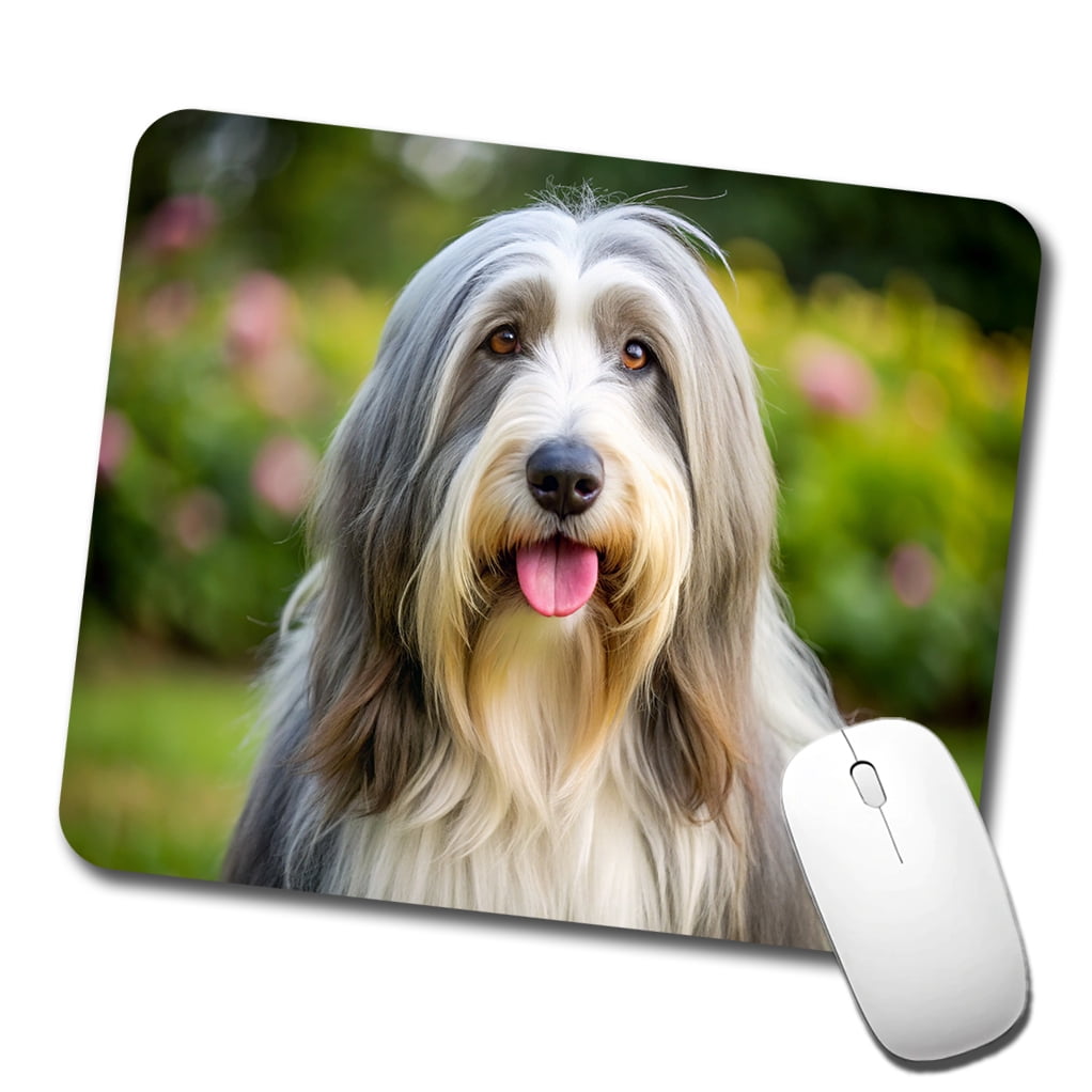 Bearded Collie Dog Photo Mouse Pad Low Profile Gaming Mat - Walmart.com