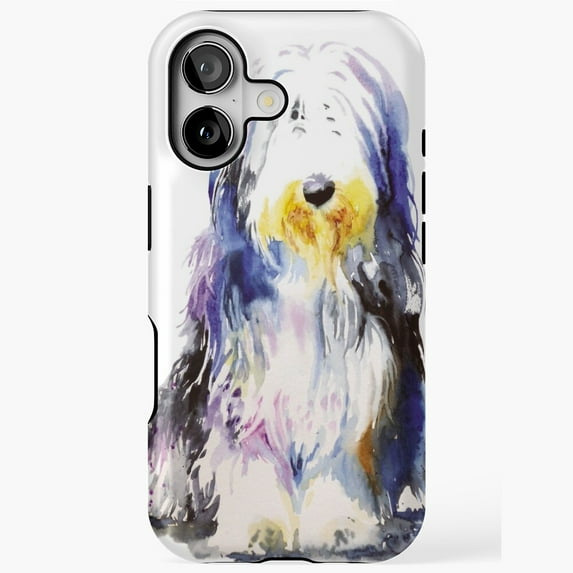 Bearded Collie Dog Watercolour Art Compatible Phone Case for iPhone 11 ...