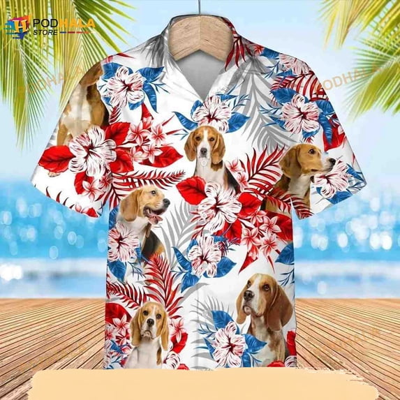 Bearded Collie Hawaiian Shirt Gift For Son Dog Lovers 3D Full Print Dog ...