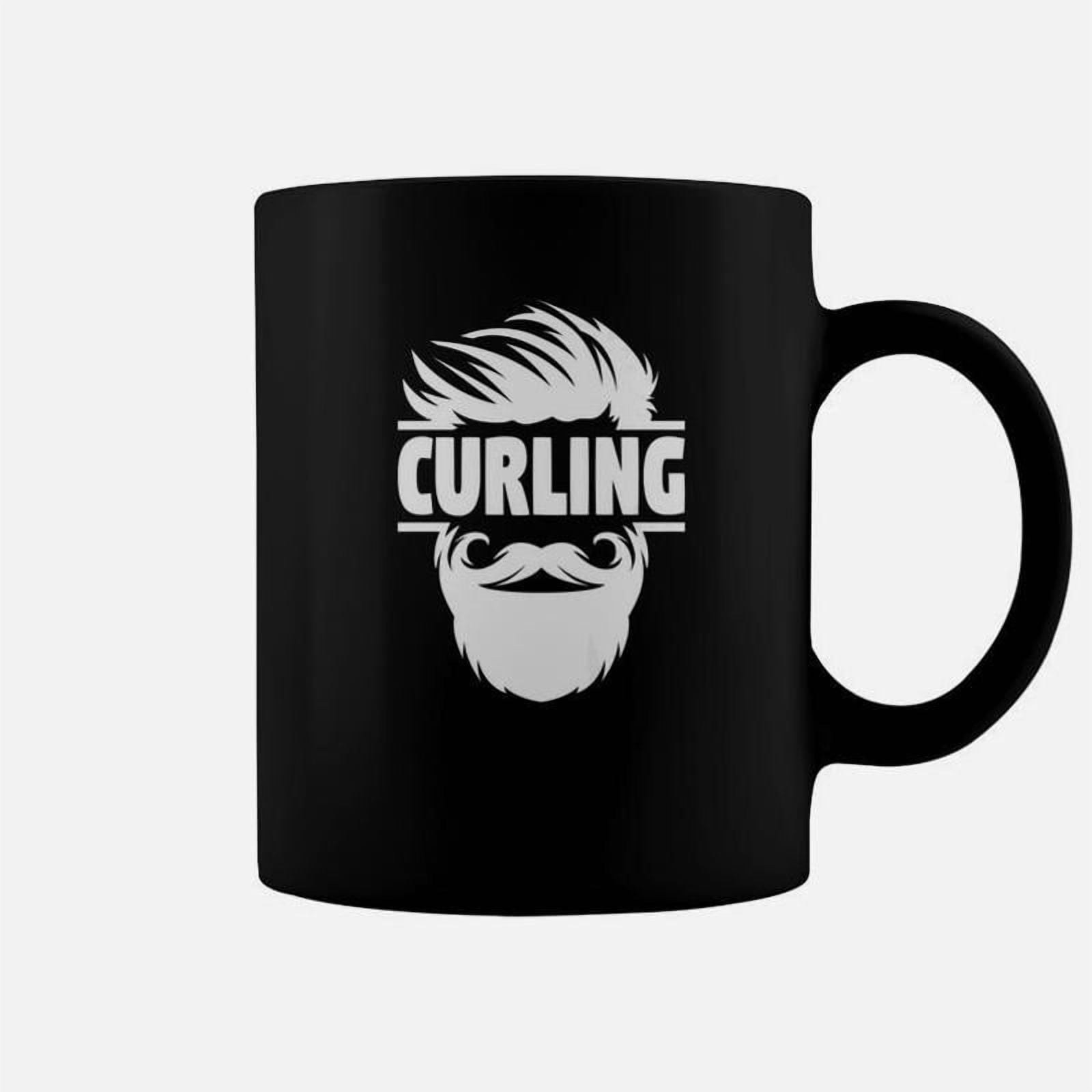 Bearded Curling Curler Coffee Mug - Walmart.com