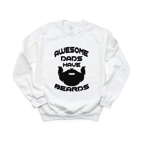 Bearded Dads Comfort Color Sweatshirt Funny Beard Lover Gift Design ...