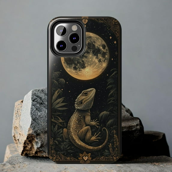 Bearded Dragon Celestial Wildflower Phone Case 17 16 15 14 13 12 11 Pro ...