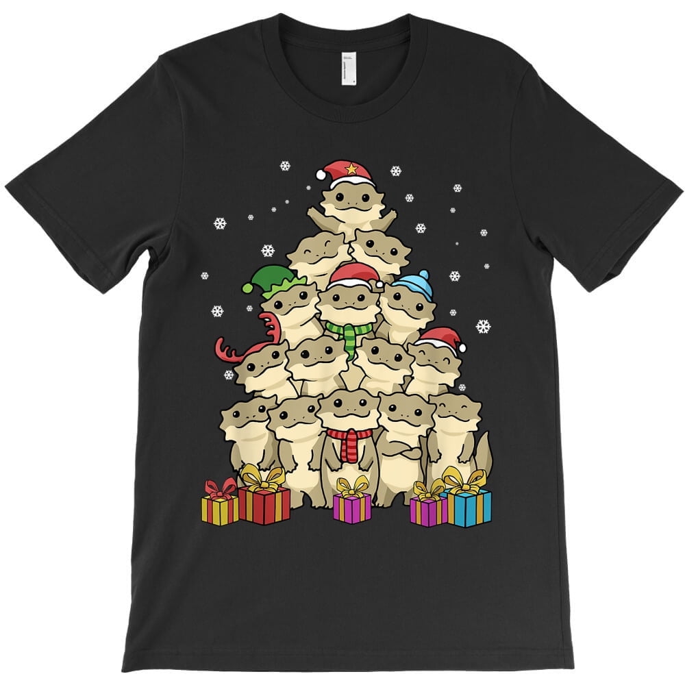 Bearded Dragon Christmas Tree Funny Holiday Pet Lover Graphic - USA ...
