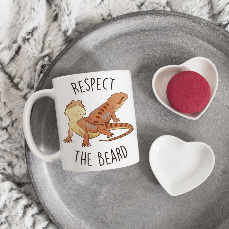 Bearded Dragon Coffee Mug, Cute Reptile Gift, Bearded Dragon Lover ...