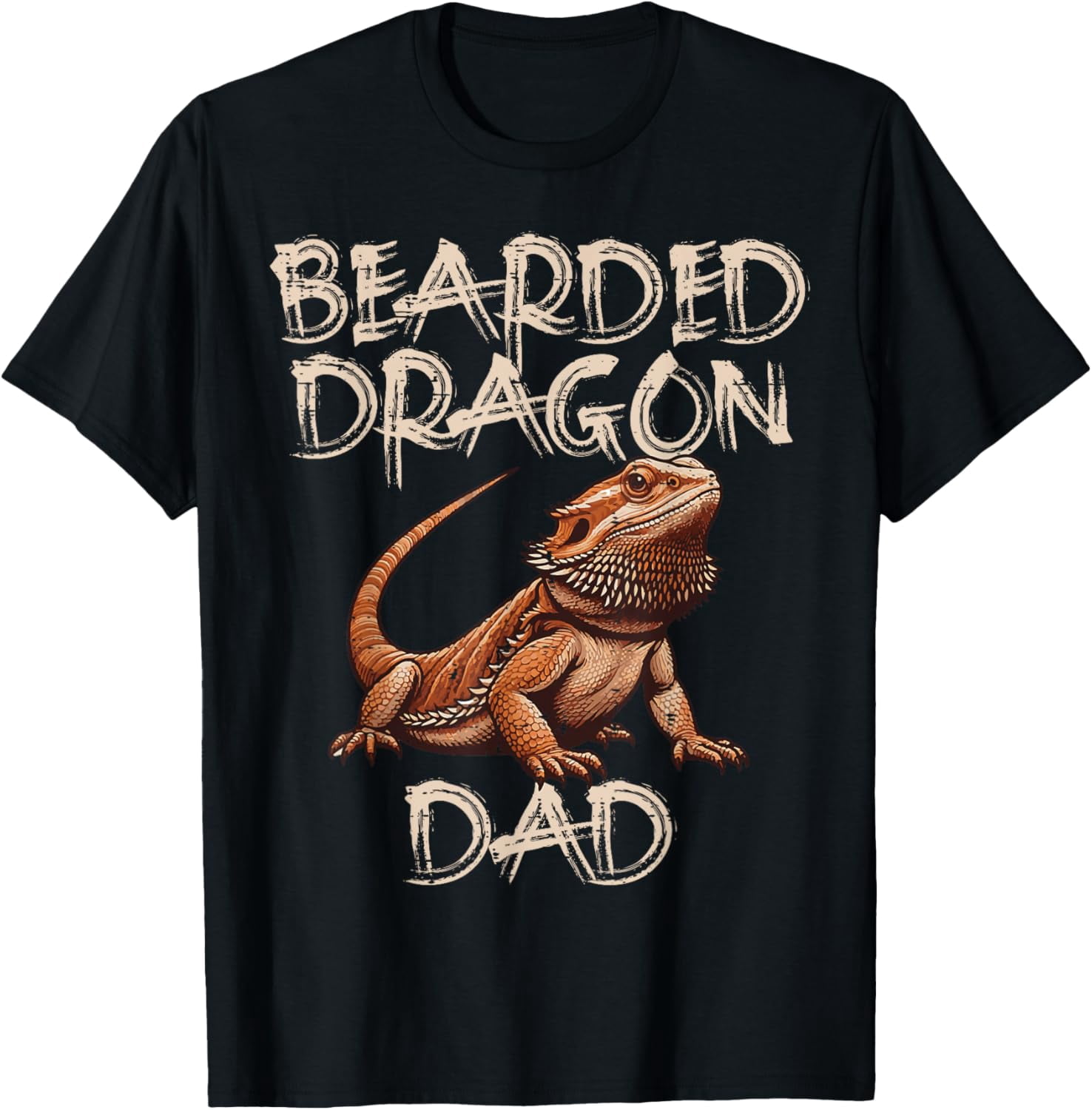 Bearded Dragon Dad Beardie Owner Papa Men T-Shirt - Walmart.com