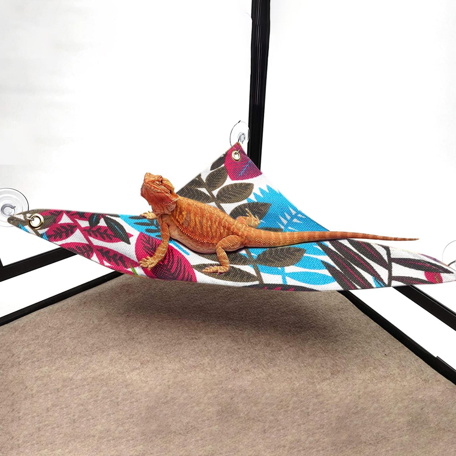 Bearded Dragon Hammock Reptile Hammock Hideout Habitat with Suction ...