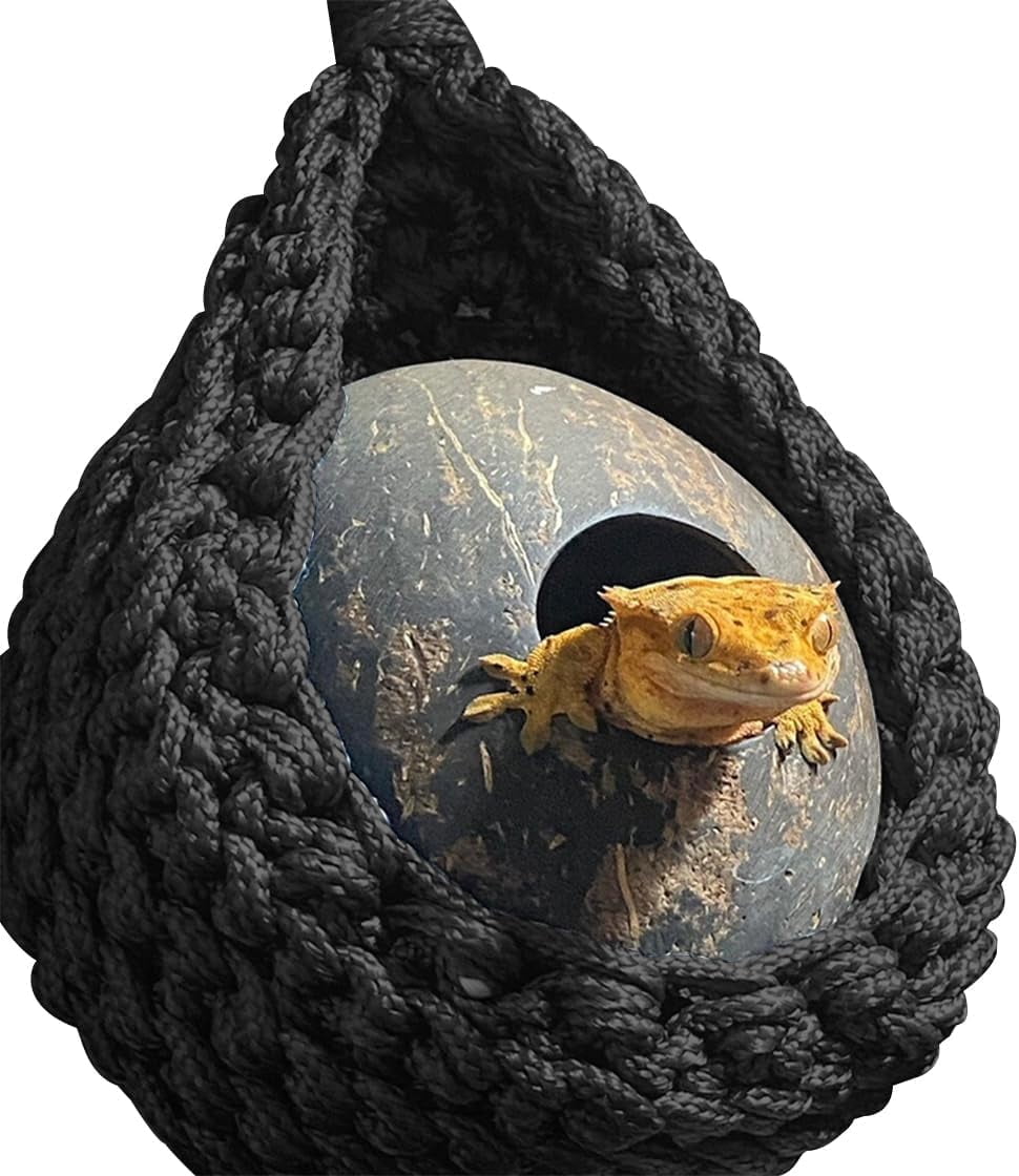 Bearded Dragon Hammock Reptile Tank Accessories Lizard Lounger Hanging ...